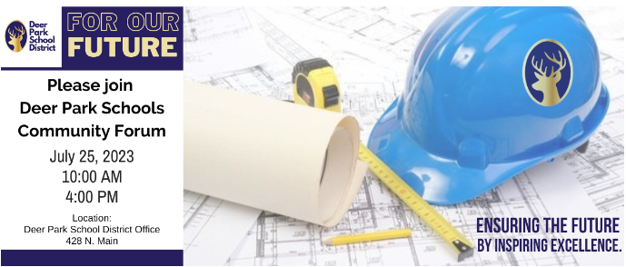 DPSD's Community Forum - Community Input Needed | Deer Park School District